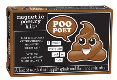Poo Poet Magnetic Poetry Kit The Nut House