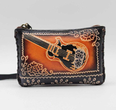 Leather Guitar Wallet The Nut House