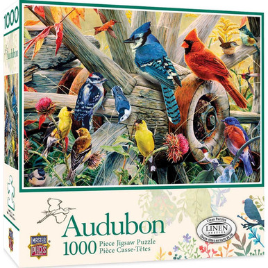 Audubon Backyard Birds 1000 Piece Jigsaw Puzzle