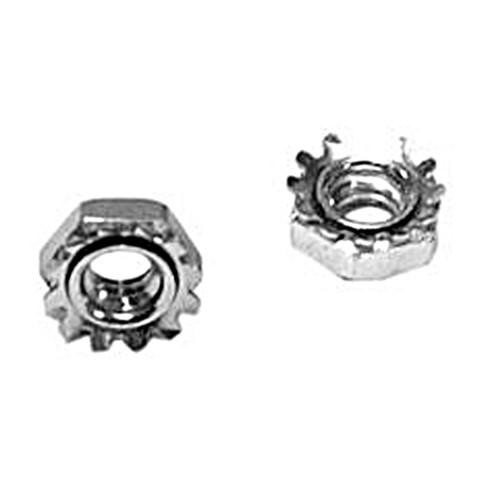 Machine Screw Nut, 1/4-20, Grade 2, Zinc, 100 pieces - Shiffler ...