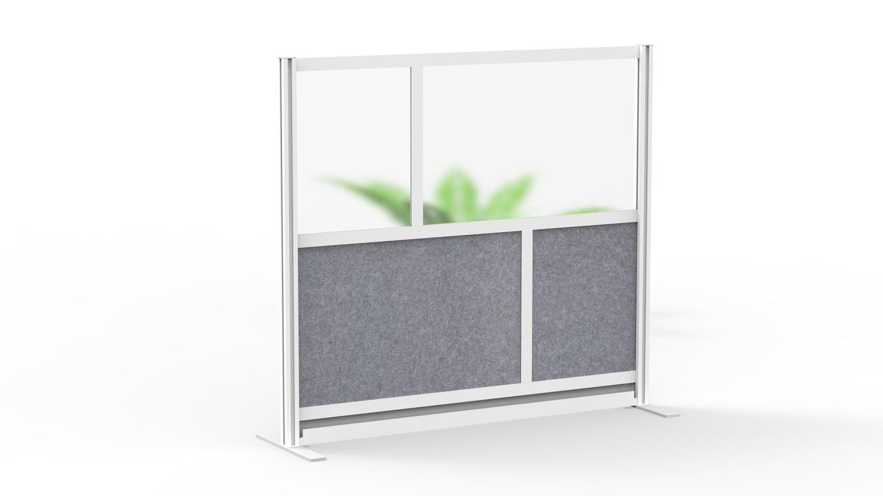 Modular Room Divider Wall System - 53" x 48" Starter Wall - Shiffler ...