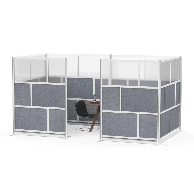 Modular Room Divider Wall System - 53" x 70" Add-On Wall - Shiffler ...