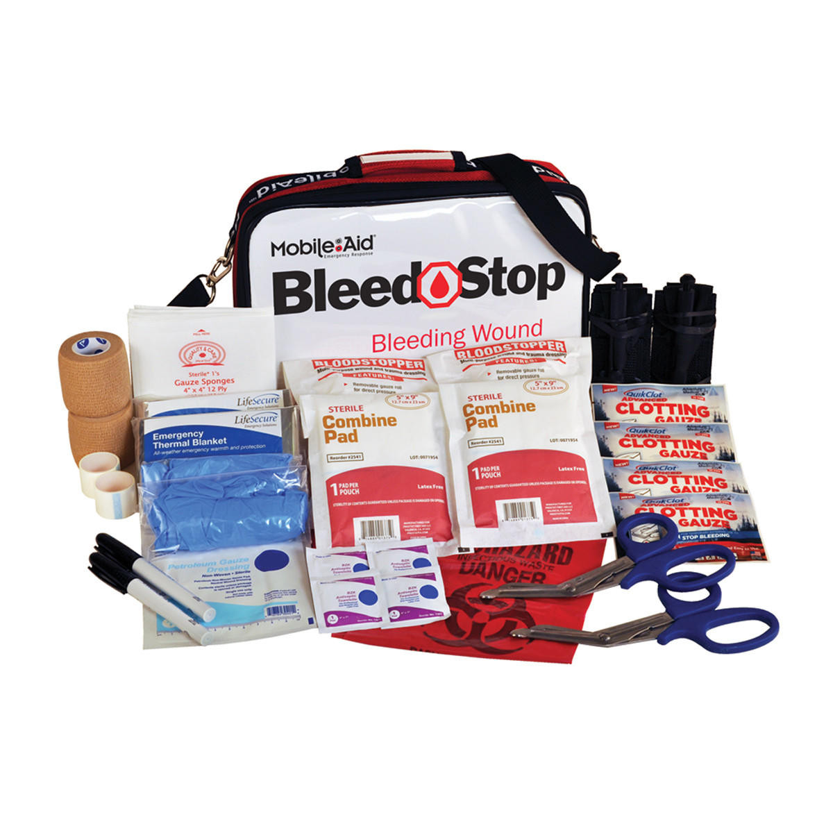 Lifesecure BleedStop Double 200 Bleeding Wound Trauma First Aid Kit ...