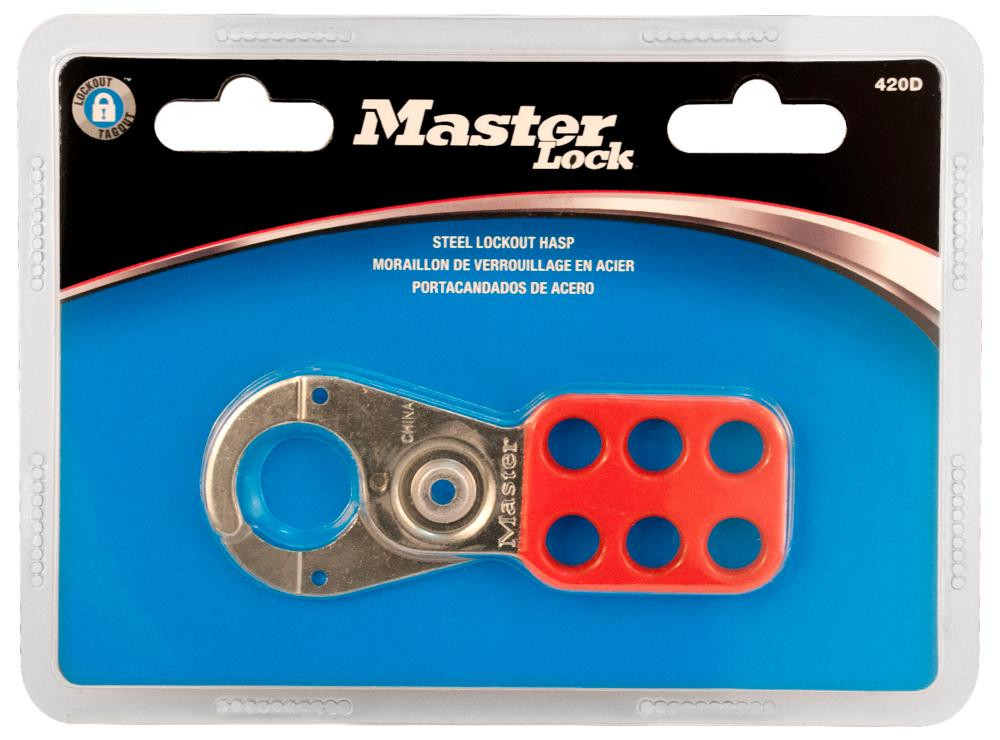 Master Lock 1" safety lockout hasp for 6 locks - Shiffler - Furniture ...