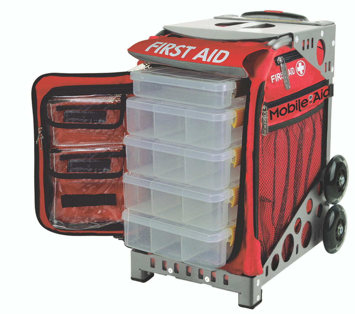 Buy Lifesecure Essentials Pro100 EASY-ROLL Modular First Aid Cart ...