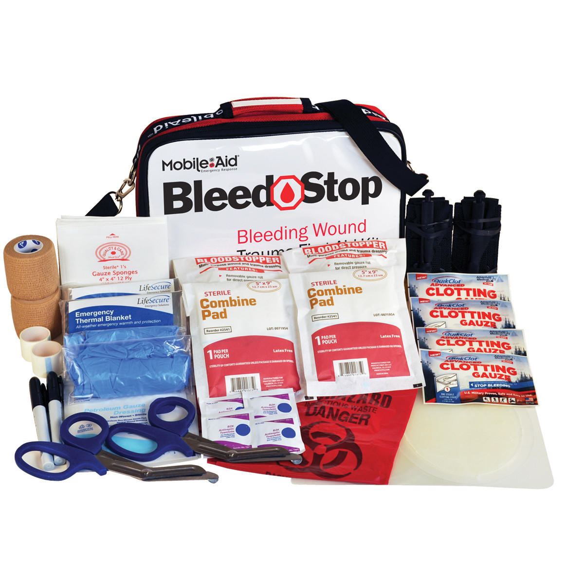 Buy Lifesecure BleedStop Double 300 Bleeding Wound Trauma First Aid Kit ...
