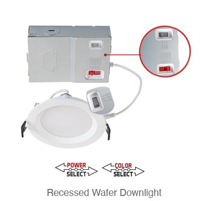 Buy Wafer Recessed 4" Circular Power and Color Select | Shiffler ...
