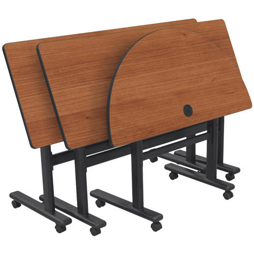 Buy MooreCo Adjustable Sit/Stand Flipper Training Table Half-Round ...