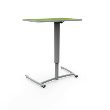 Buy KI Ruckus Cantiliever Desk - Pneumatic Adjustable Height - Rolling ...
