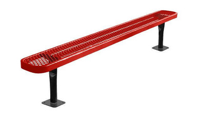 Buy SuperSaver 6' thermoplastic coated expanded metal outdoor BENCH NO ...