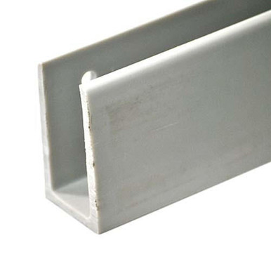 Comtec 54" Continuous U-Bracket For 1" Thick Panel; Gray Plastic ...