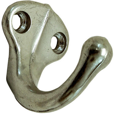 Buy Single Prong Hook, Aluminum Finish | Shiffler - Furniture, Fixtures ...