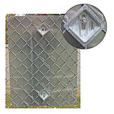 Buy Ever Secure Fence Sign Bracket with One-Way Security Bolt - Fits ...