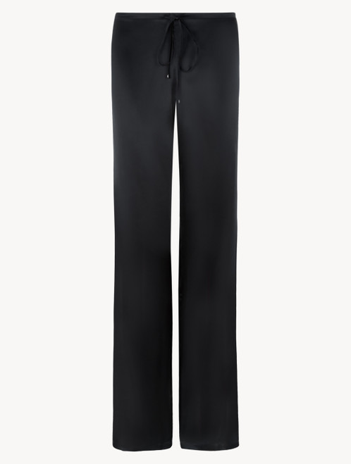 Canotta in seta bianca con ricamo a frastaglio macramè - La Perla - Italia