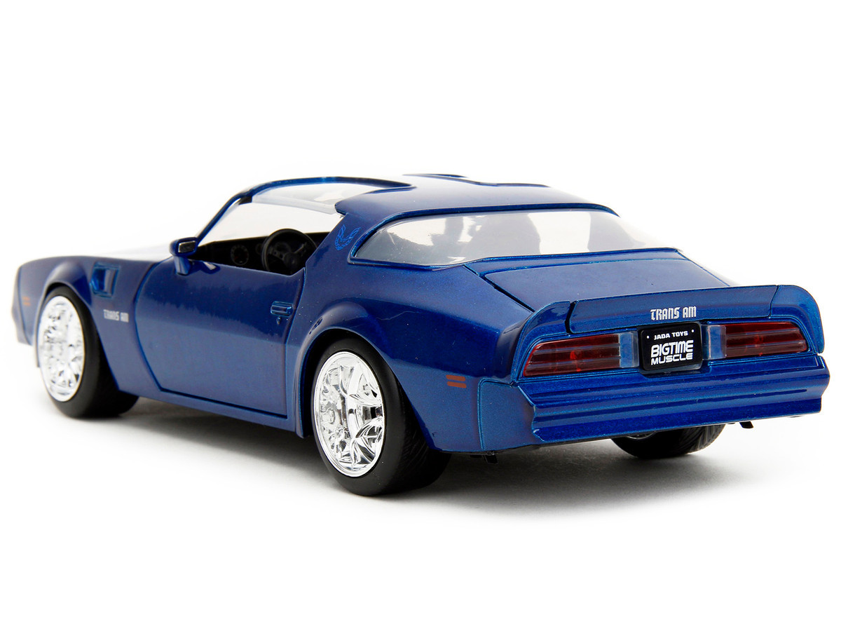 1977 Pontiac Firebird Trans Am Blue Metallic "Bigtime Muscle" Series 1/ ...