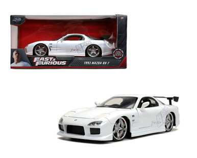1993 Mazda RX-7 FD3S Wide Body HKS "Fast & Furious" Movie 1/24 Diecast ...