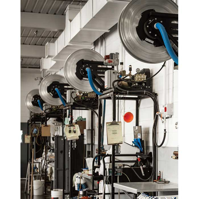 Buy retractable hose reel for any vacuum system from Canada at ...