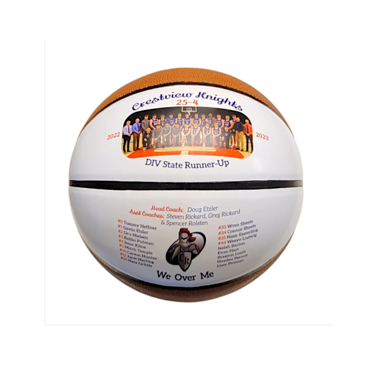 State Championship Custom Basketball Award