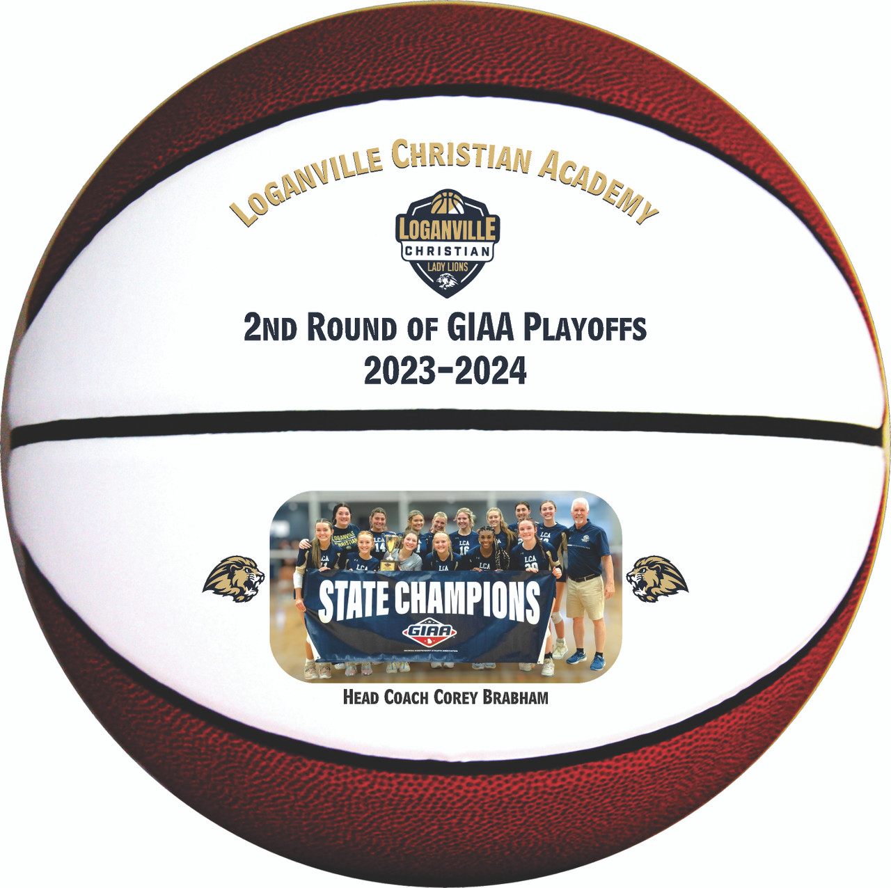 State Championship Custom Basketball Award