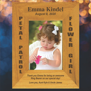 Personalized Flower Girl Picture Frame - Creative Laser Solutions