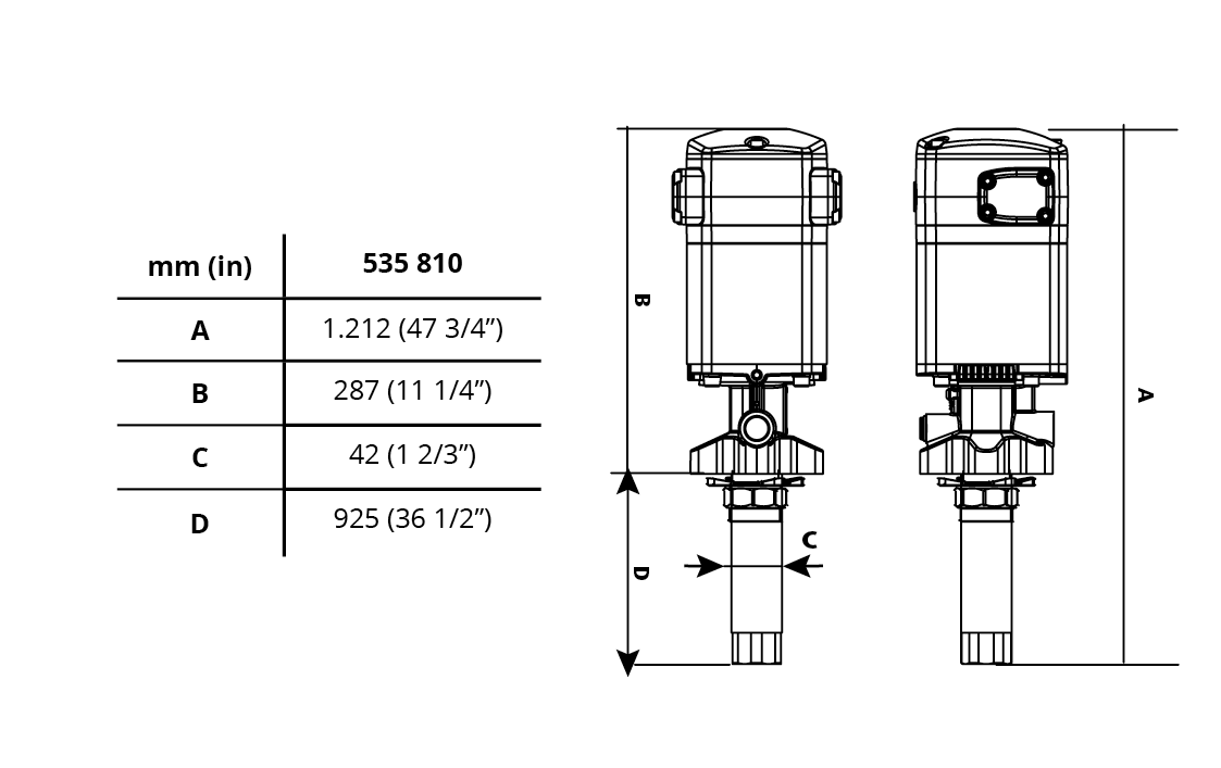 SAMOA Pumpmaster 35, 8:1 Ratio Air Operated Oil Pump