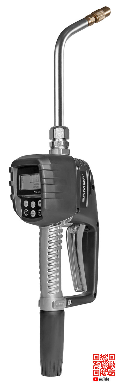 SAMOA Preset Digital Control Gun c/w 1/4 turn non-drip tip
