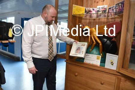 39359941-Photo Neil Cross; Headteacher Chris Upton has written a book ...