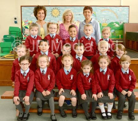 38189123-Primary one class at St Colman s Primary School, Dromore, with ...