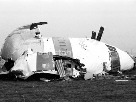 22657307-The plane s nose-cone cockpit landed on Tundergarth Hill near ...