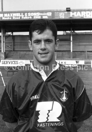 22701275-Tom Callaghan at a Falkirk FC football team photo-call at ...