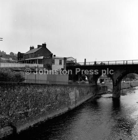 20236326-Exterior of Hawick railway station in the Borders in October ...
