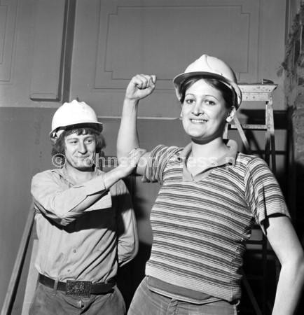 20243619-Demolition company boss Harry Callaghan tests the muscles of ...
