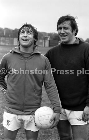 22561938-Footballer Willie Johnston is back with Rangers football club ...