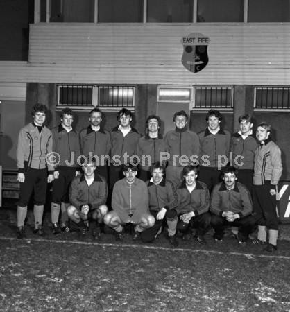 22621691-Team photograph of East Fife football club in february 1983 ...
