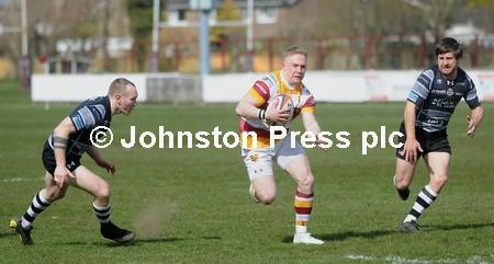 37620035-Rugby action from Fylde v Sedgley Park, at the Woodlands ...