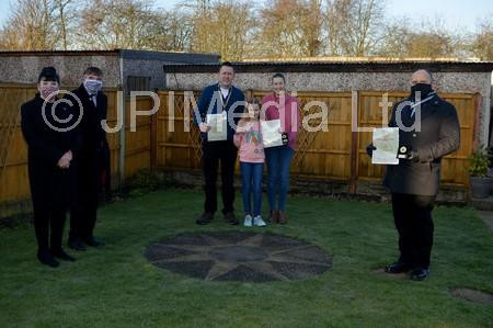 38872829-Community award presentation to nine year old Sky Morrell, Sky ...