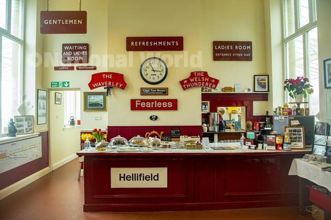 39652443-Shed 24H tearooms at Hellifield Railway Station in the ...