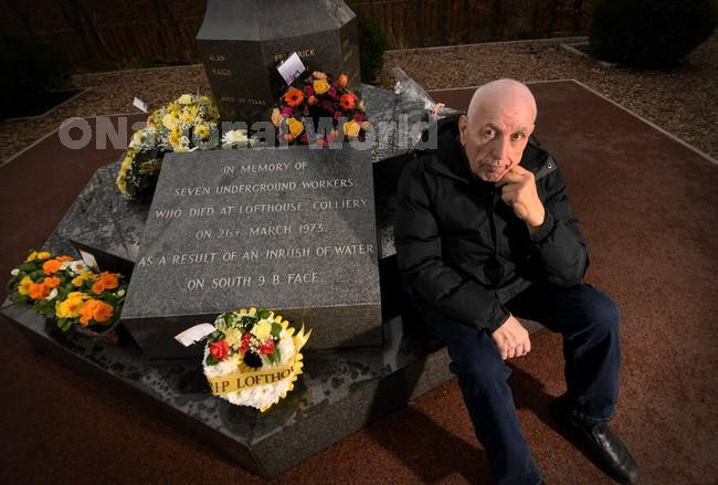 39683309-Tony Banks, former miner who was working on the morning of the ...