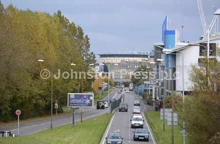 29113674-JP License The section of the Western Approach road above the ...