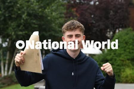 39541865-Photo Neil Cross; Gabriel Ward celebrates his A Level results ...
