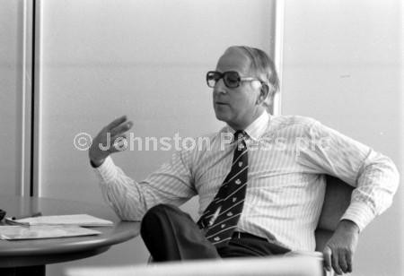 20379388-Ernest Saunders, chief executive of Guinness, in Glasgow, June ...
