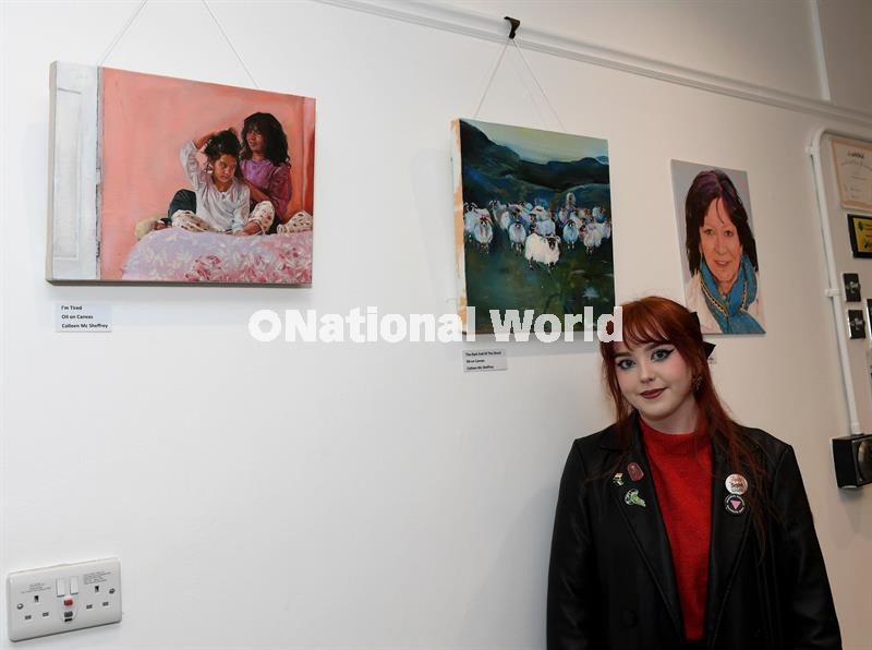 39938086-Artist Colleen Mc Sheffrey, a past pupil if St Cecilia’s ...