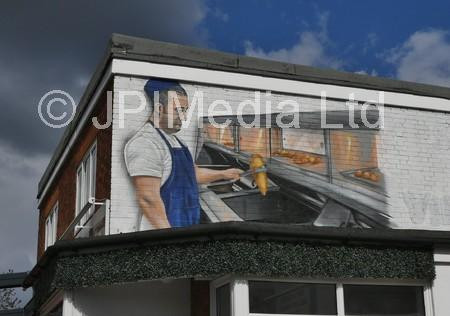 39400406-Nathan Murdoch street art in Lincoln Road, Peterborough ...
