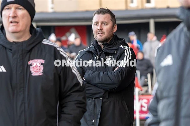 40397786-25-10-2025. Picture Michael Gillen. CAMELON. Camelon Juniors v ...