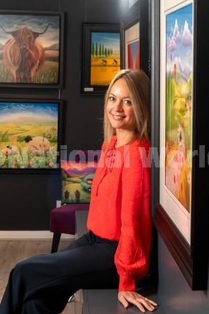 39524270-Artist Lucy Pittaway at her studio and gallery in Brompton on ...