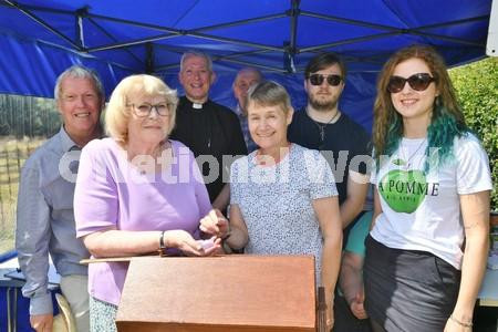 39506721-Paston Church fete Christine Grange, Vicky Wright, Revd Paul ...