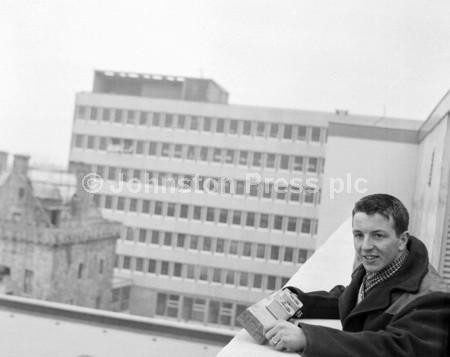 23444495-Stan Vincent, who signed to Hibs FC in February 1964 ...