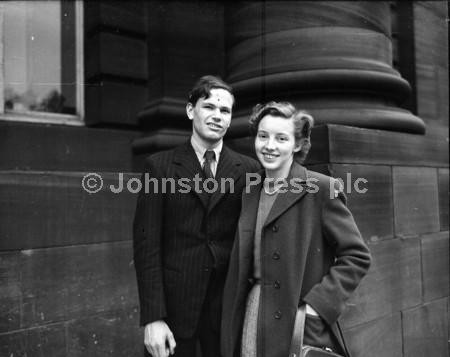 20873956-Lord Primrose with his fiancee Miss Dierdre Reid - National ...