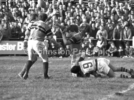 22622288-Melrose Sevens centenary rugby matches in April 1983. Stewarts ...