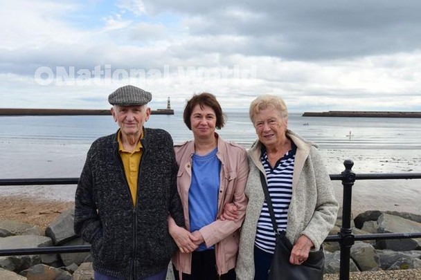 39567421-Out and about at Roker on Monday were Fred, Jackie and Iris ...